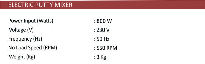 Electric Putty Mixer | JK Files and Tools