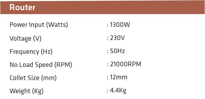 12mm Router - JK Maini Precision Technology Limited