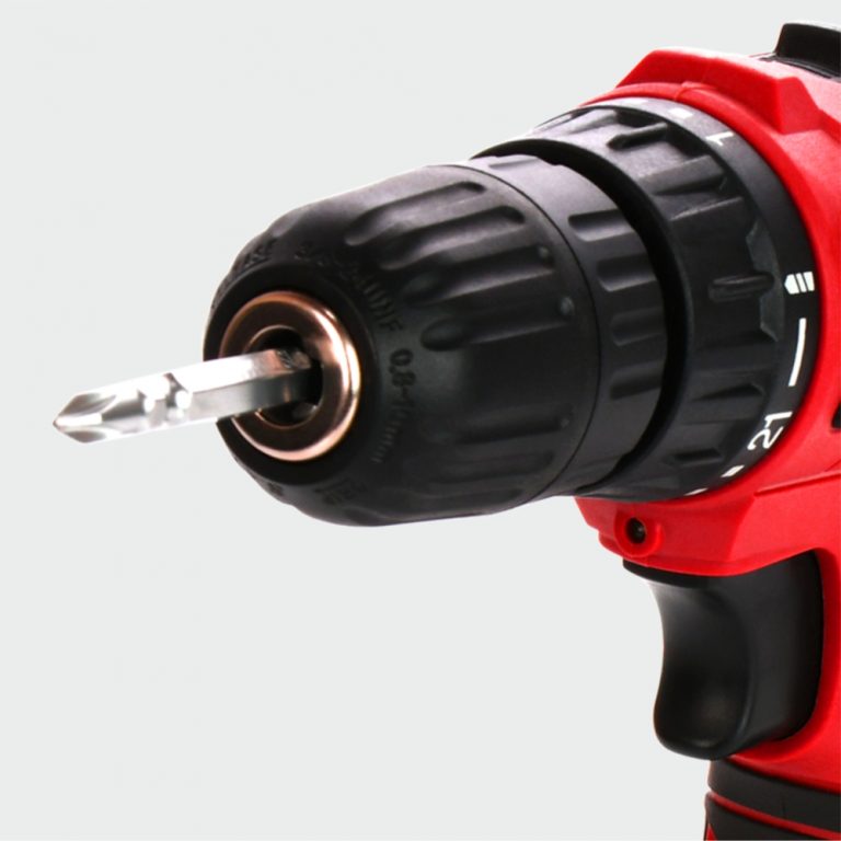 10 MM Cordless Drill Machine, 12V Li-Ion Double Battery, Brown | JK ...