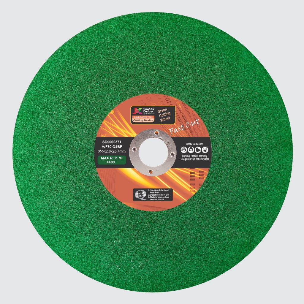 14” Green Fast Cut Cutting Wheel - JK Maini Precision Technology Limited
