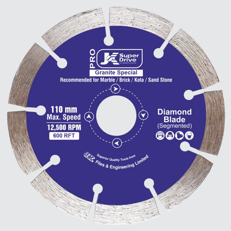 4” Diamond Blade Segmented Pro (600RFT) - JK Maini Precision Technology ...