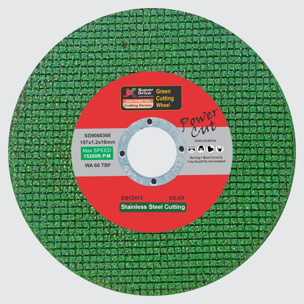 4” Power Cut Green Cutting Wheel - JK Maini Precision Technology Limited